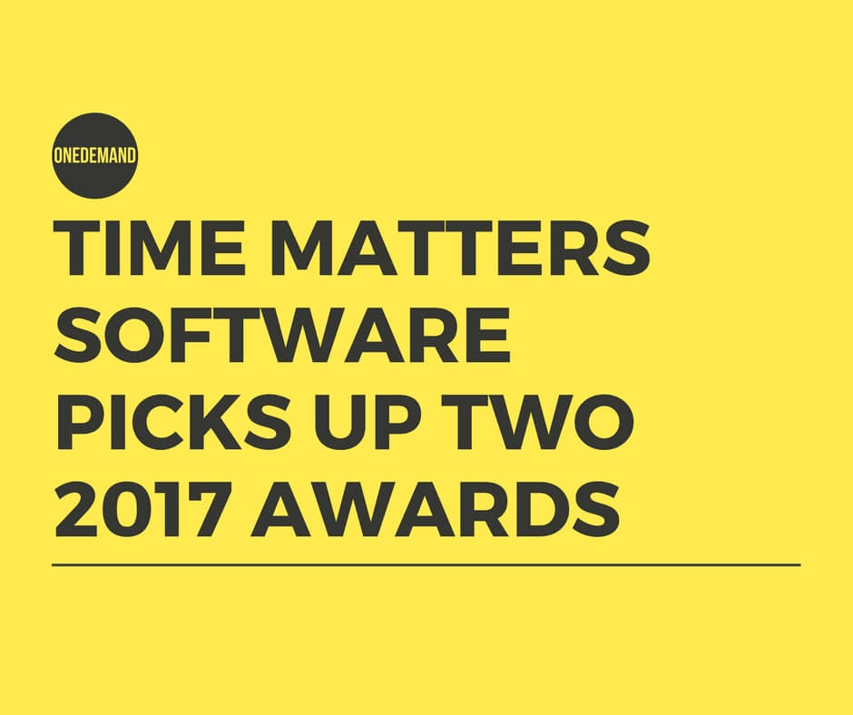 Time Matters Software Picks Up Two 2017 Awards